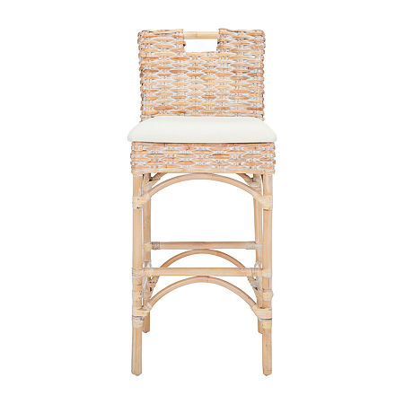 Click here for Upholstered Bar Stool  One Size  White prices