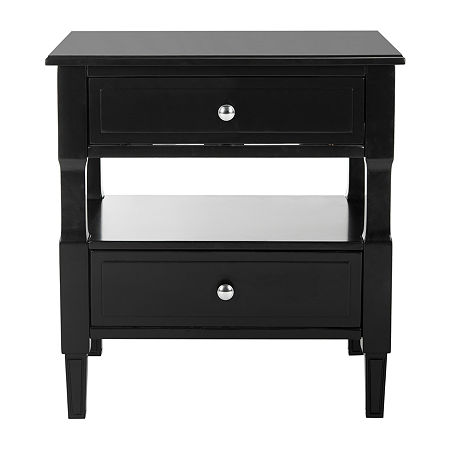 Click here for Jenson 2-Drawer Nightstand  One Size  Black prices