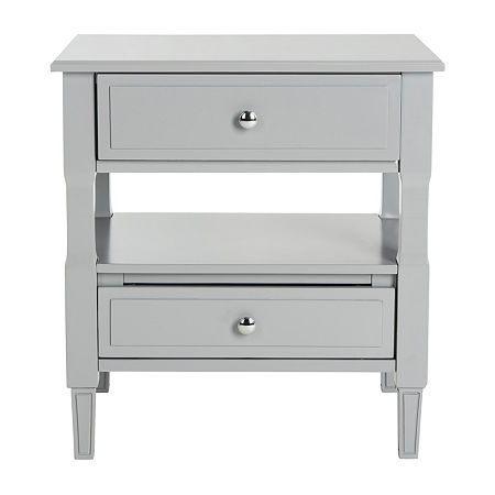 Click here for Jenson 2-Drawer Nightstand  One Size  Gray prices