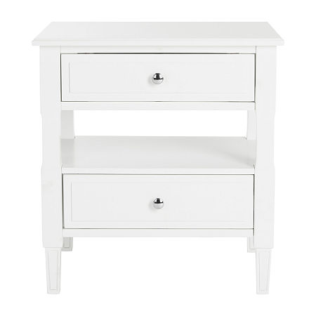 Click here for Jenson 2-Drawer Nightstand  One Size  White prices
