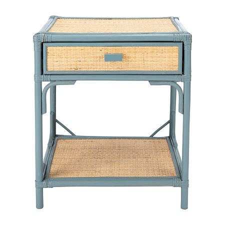 Click here for Roya 1-Drawer Nightstand  One Size  Blue prices