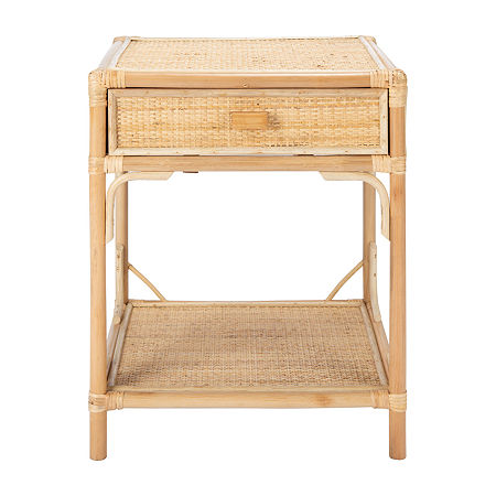 Click here for Roya 1-Drawer Nightstand  One Size  White prices