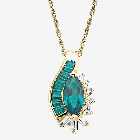 Click here for Lab-Created Emerald & Lab-Created White Sapphire 1... prices