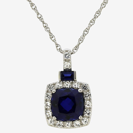 Click here for Womens Lab Created Blue Sapphire Sterling Silver 1... prices