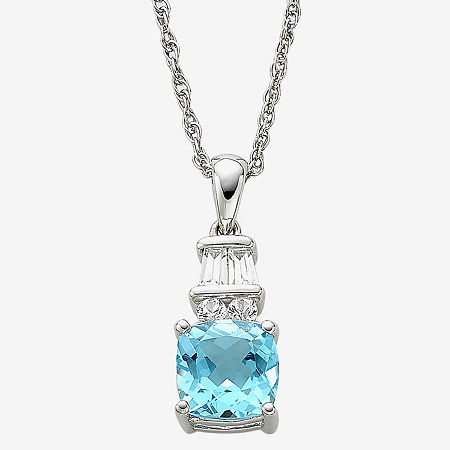 Click here for Genuine Blue Topaz and Lab-Created White Sapphire... prices