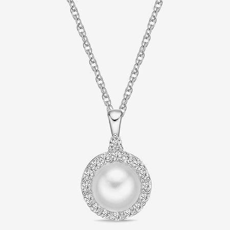 Click here for Womens Cultured Freshwater Pearl & Lab-Created Sap... prices