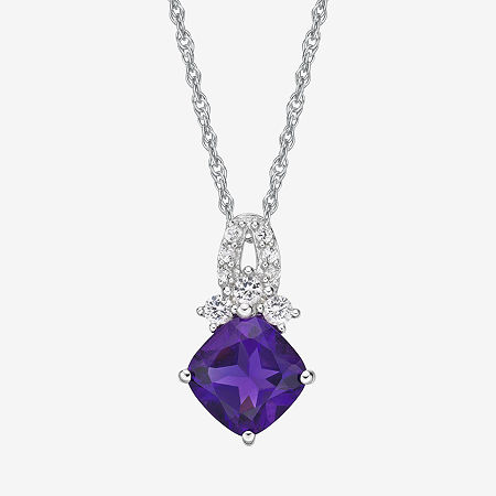 Click here for Womens Genuine Purple Amethyst Sterling Silver 18... prices
