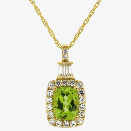 Click here for Womens Genuine Green Peridot 14K Gold Over Silver... prices