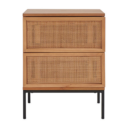 Click here for Zadie 2-Drawer Nightstand  One Size  White prices