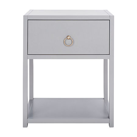Click here for Yudi 1-Drawer Nightstand  One Size  Gray prices