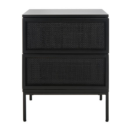 Click here for Zadie 2-Drawer Nightstand  One Size  Black prices