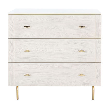 Click here for Genevieve 3-Drawer Dresser  One Size  White prices
