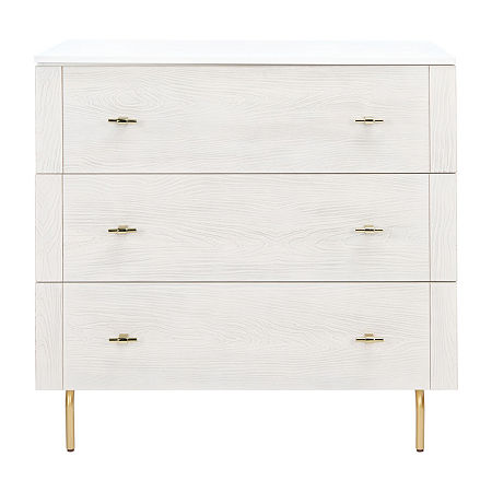 Click here for Genevieve 3-Drawer Dresser  One Size  White prices