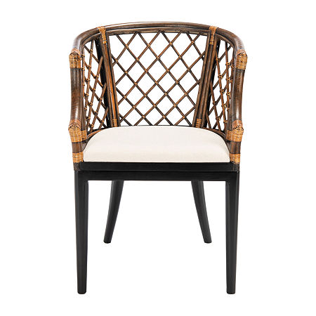 Click here for Carlotta Upholstered Armchair  One Size  White prices