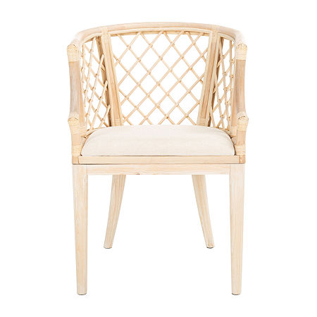 Click here for Carlotta Upholstered Armchair  One Size  White prices