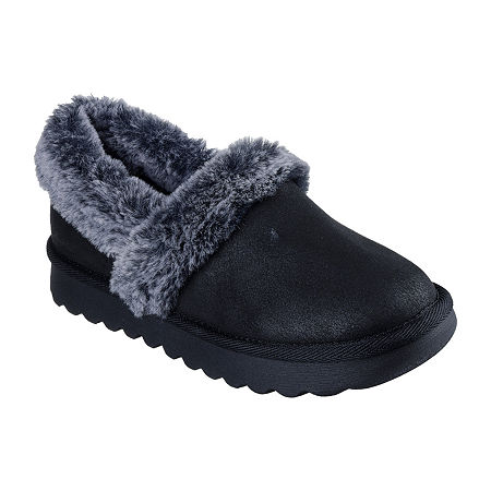 Click here for Skechers Cozy Up Womens Memory Foam Faux Fur Trim... prices