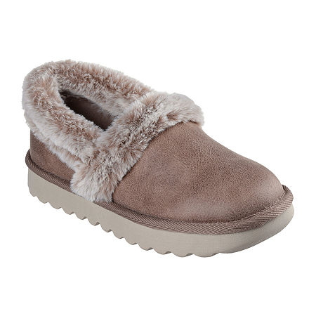 Click here for Skechers Cozy Up Womens Memory Foam Faux Fur Trim... prices