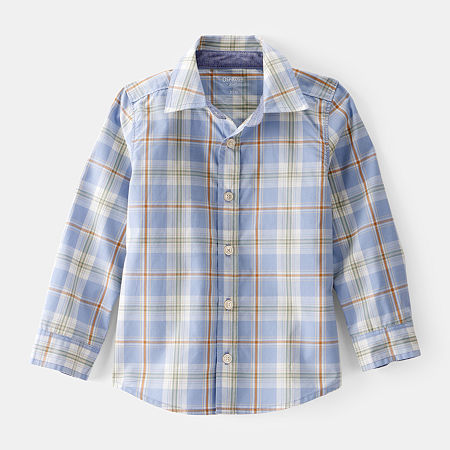 Click here for Oshkosh Toddler Boys Long Sleeve Cuffed Sleeve But... prices