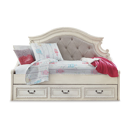 Click here for Signature Design by Ashley Realyn Twin Upholstered... prices