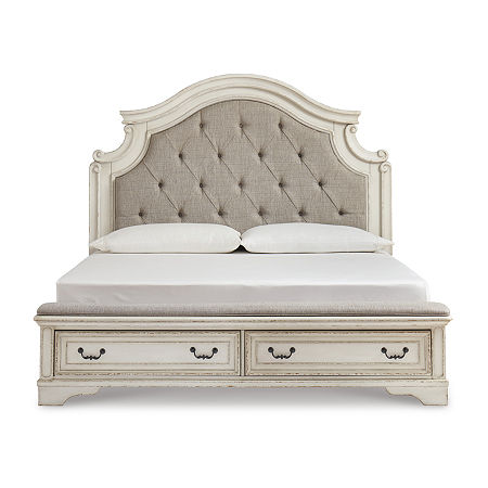 Click here for Signature Design by Ashley Realyn Upholstered Pane... prices