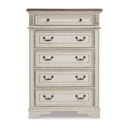 Click here for Signature Design by Ashley Realyn 5-Drawer Chest o... prices