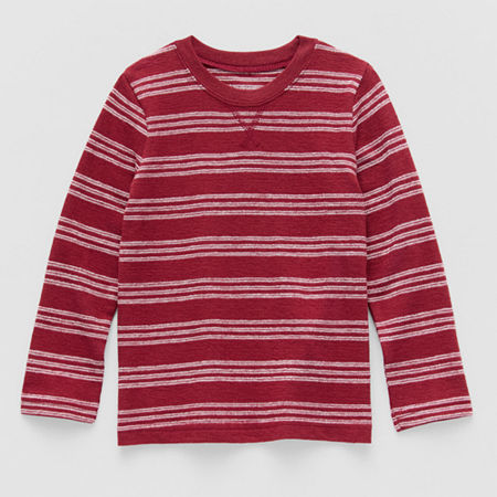 Click here for Okie Dokie Textured Knit Toddler & Little Boys Cre... prices