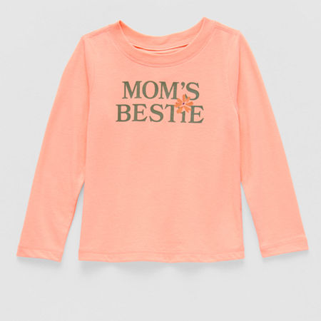 Click here for Okie Dokie Toddler Girls Round Neck Long Sleeve Ad... prices