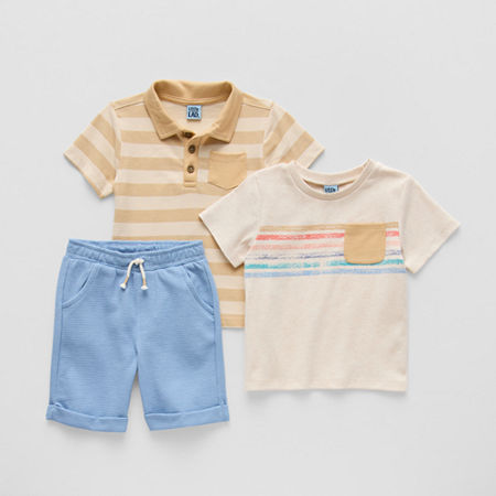Click here for Little Lad Toddler Boys 3-pc. Short Set  4t  Beige prices