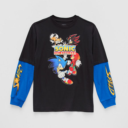 Click here for Little & Big Kid Boys Crew Neck Long Sleeve Regula... prices