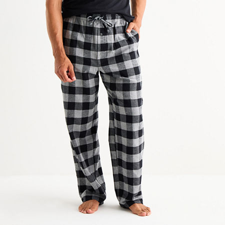 St. Johns Bay Mens Flannel Pajama Pants  Xx-large  Gray