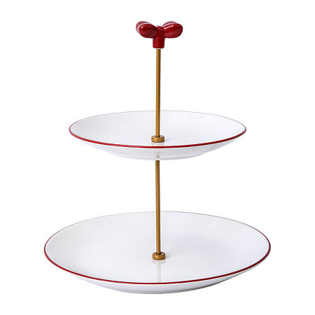 Click here for Martha Stewart Holiday Bow 2 Tier Serving Tray  On... prices