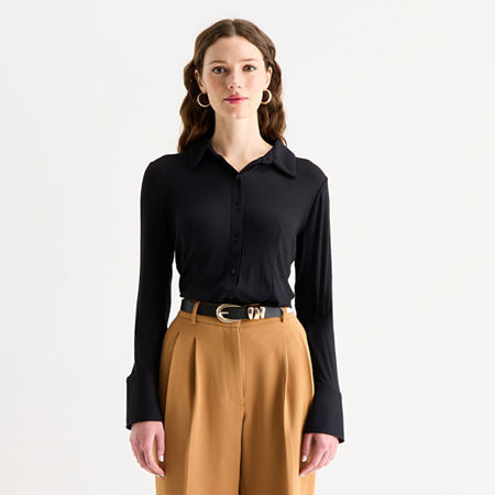 Click here for Worthington Womens Long Sleeve Fitted Sleeve Regul... prices
