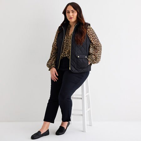 Click here for St. Johns Bay Womens Plus Midweight Quilted Vest... prices