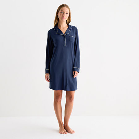 Click here for Liz Claiborne Womens Long Sleeve Nightshirt  Xx-la... prices