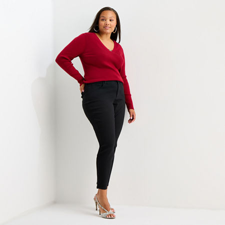 Click here for Bold Elements Womens Skinny Fit Plus Jean  20w  Bl... prices