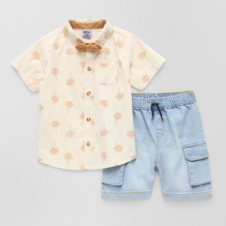 Click here for Little Lad Toddler Boys 2-pc. Short Set  4t  Beige prices