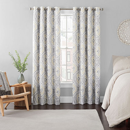 Click here for Eclipse Ambiance Ikat Draft Stopper Grommet Top En... prices
