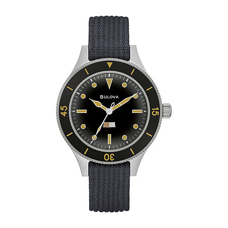 Click here for Bulova Mens Automatic Mil-ships-w-2181 Navy Nylon... prices