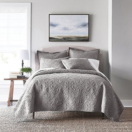 Click here for Home Expressions Harper Quilt  One Size  Gray prices