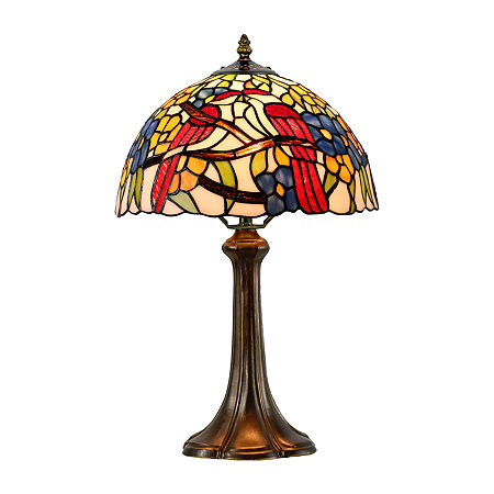 Click here for Dale Tiffany 19 Sheldon Tiffany Glass Table Lamp... prices