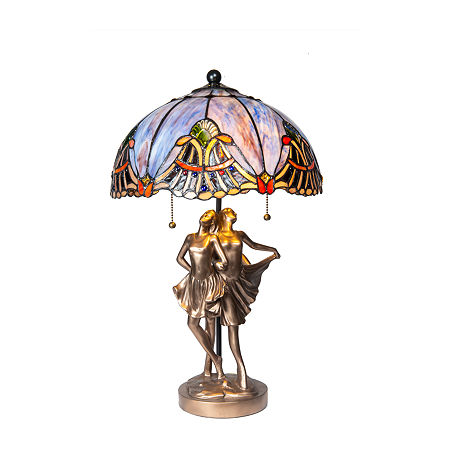 Click here for Dale Tiffany 22 Odette Glass Table Lamp  One Size... prices