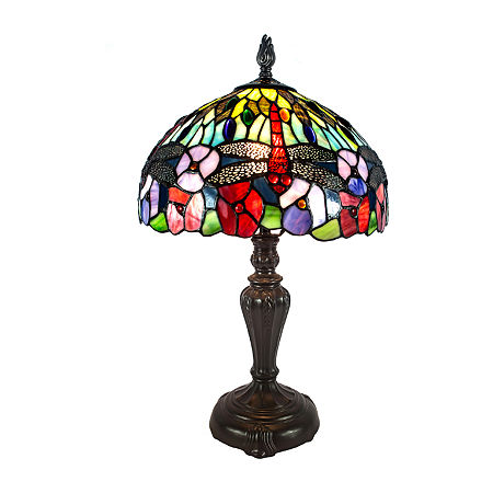 Click here for Dale Tiffany 20 Catalina Dragonfly Tiffany Glass T... prices