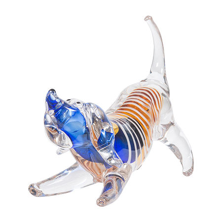 Click here for Dale Tiffany 8 Tucker Dog Art Glass Figurine  One... prices