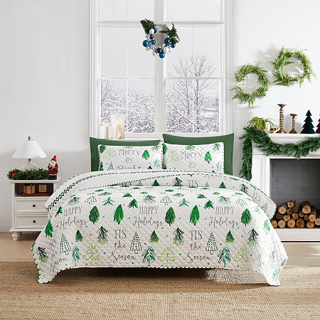 Click here for Avanti Christmas Trees 3pc. Reversible Quilt Set prices