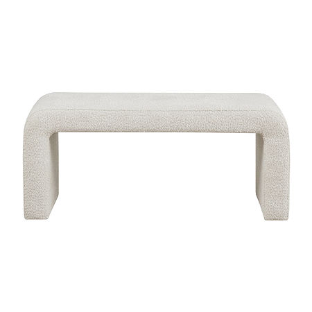 Click here for INK+IVY Steve Upholstered Bench  One Size  White prices