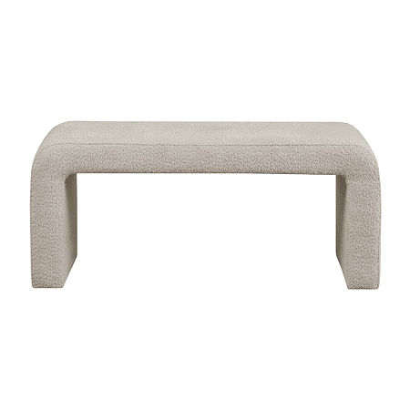 Click here for INK+IVY Steve Upholstered Bench  One Size  Beige prices