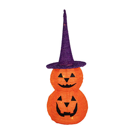 Click here for 30 Pop Up Lighted Tinsel Stacked Jack-O-Lanterns H... prices