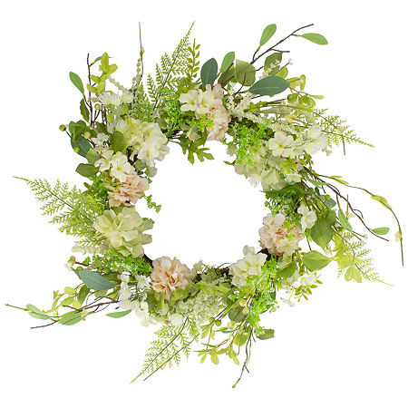 Click here for Northlight 28in Spring Floral Berry Wreath  One Si... prices
