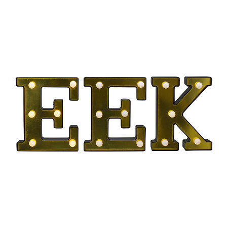 Click here for Northlight 6.5in Led Gold Eek Marquee Lights  One... prices