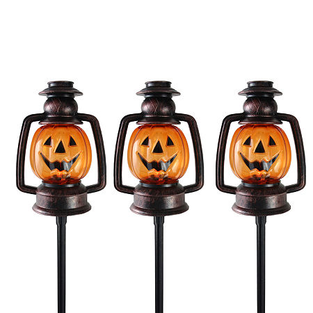 Click here for Northlight Orange Flickering Jack O Lanterns 3-pc.... prices